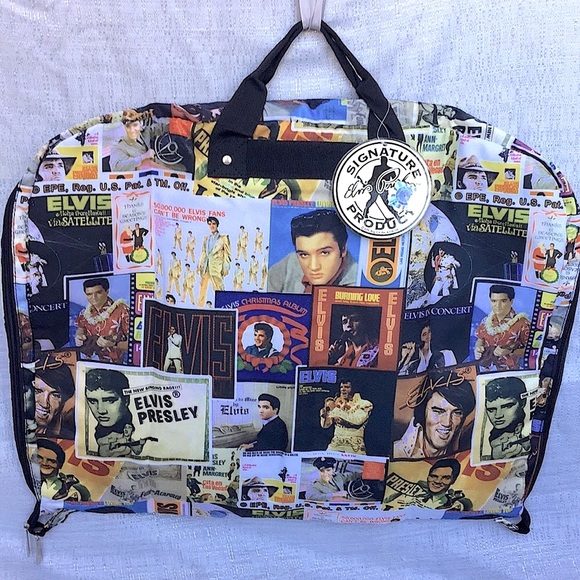 Accessories | Elvis Presley Print Garment Bag | Poshmark